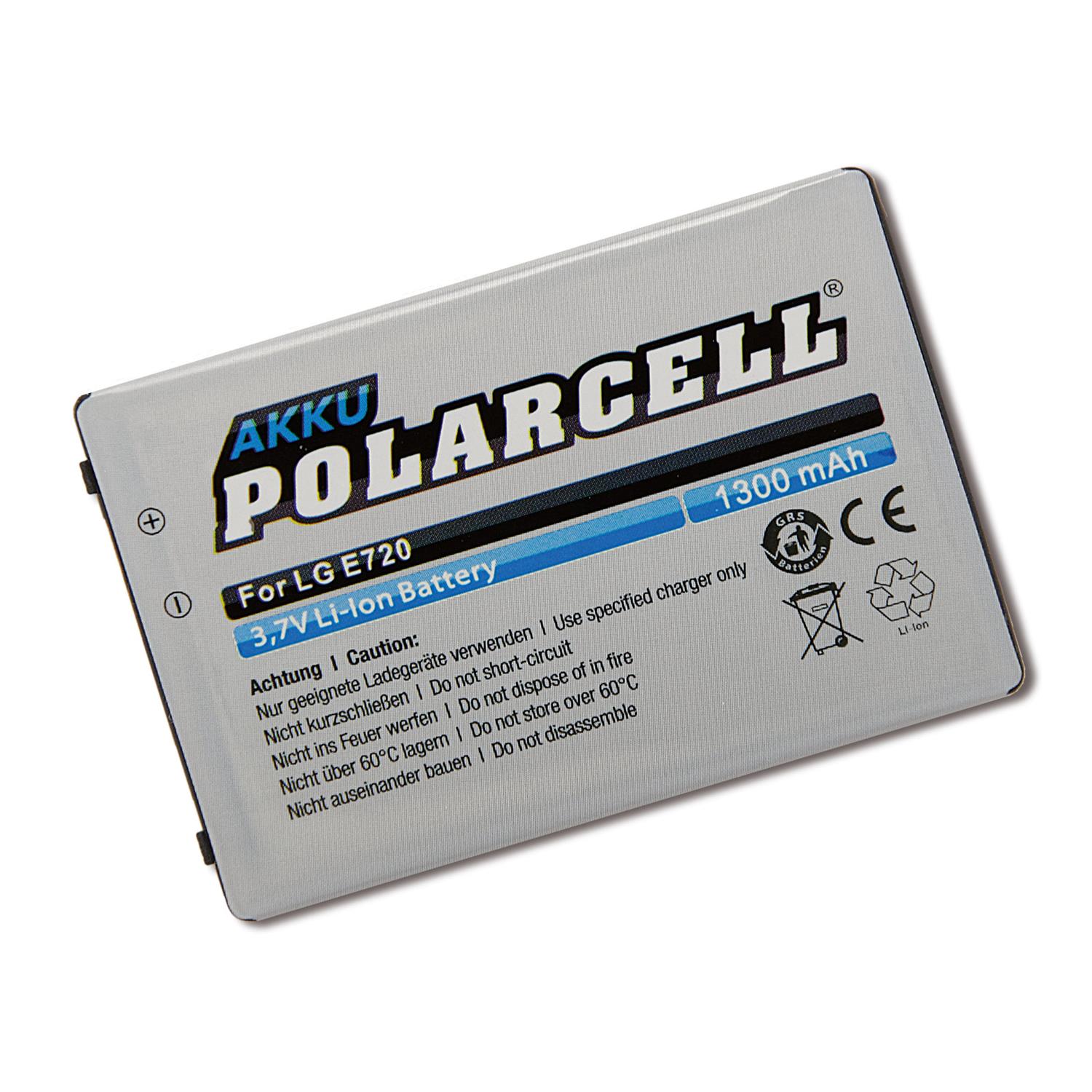 PolarCell Akku für LG Optimus Chic | E720 mit 1300mAh - jetzt kaufen!