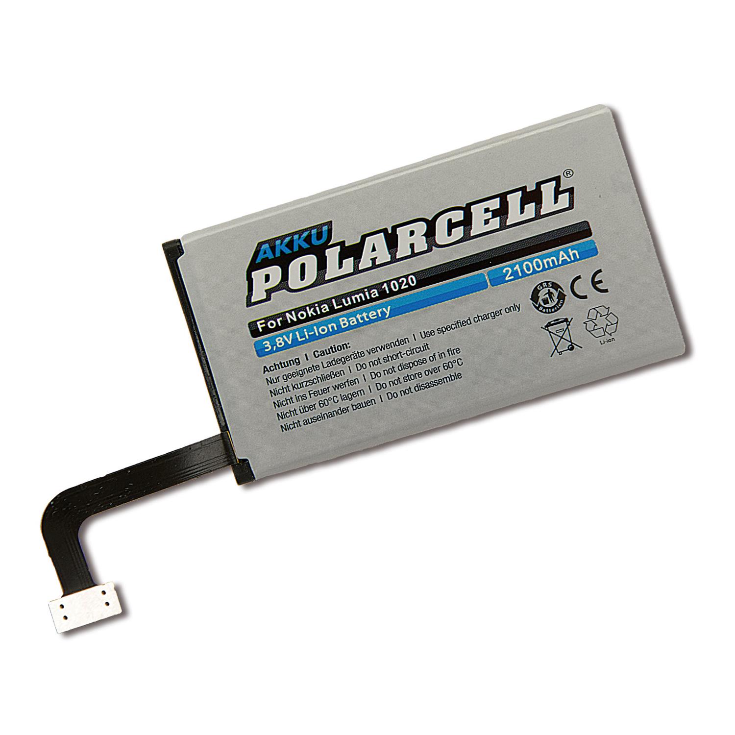 PolarCell Akku für Nokia Lumia 1020 mit 2100mAh - jetzt kaufen!
