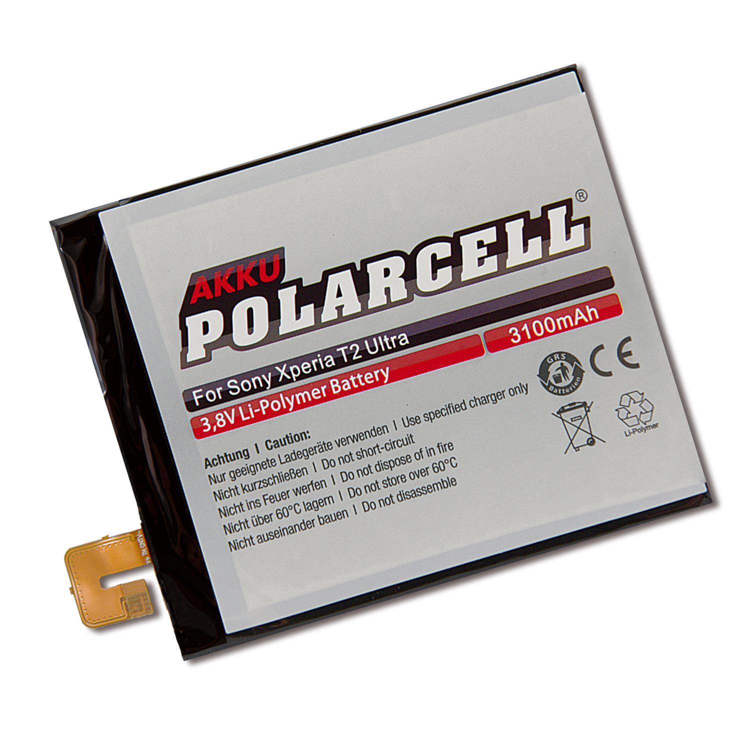 PolarCell Akku für Sony Xperia T2 Ultra | D5303 - jetzt kaufen!