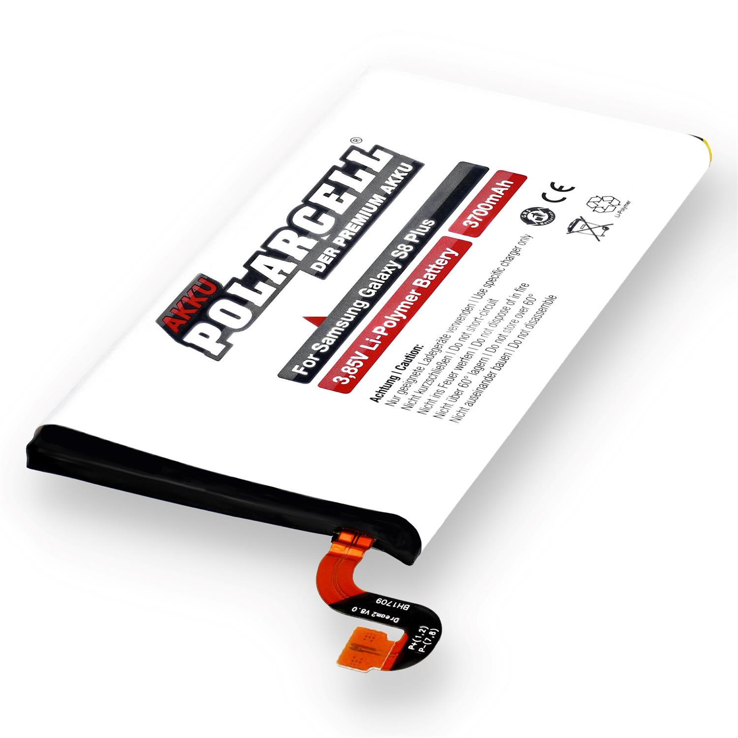 PolarCell Akku für Samsung Galaxy S8+ | S8 Plus | SM-G955F