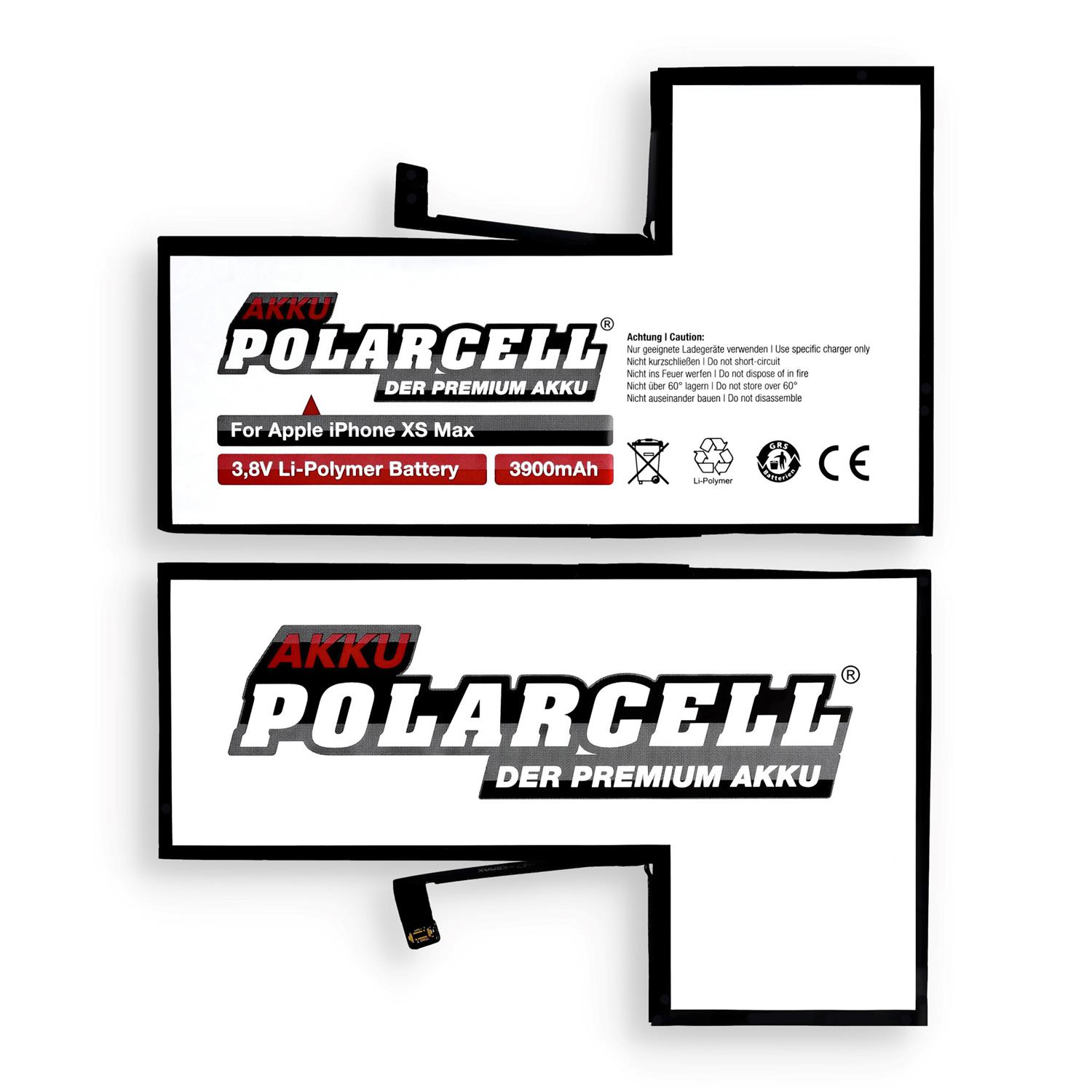 PolarCell Akku für Apple iPhone XS Max mit 3900mAh - jetzt kaufen!