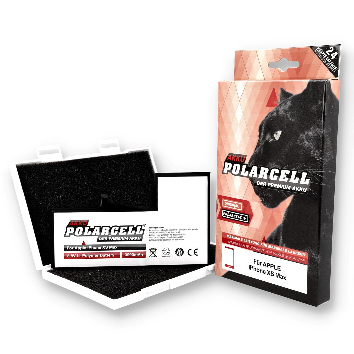PolarCell Akku für Apple iPhone XS Max mit 3900mAh - jetzt kaufen!
