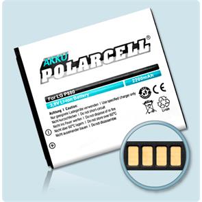 PolarCell Akku für LG Optimus 4X HD | P880 - jetzt kaufen!